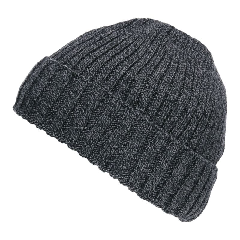 Beanie Muts Heavy Knit Grijs | Veteranenshop